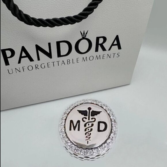 Pandora | Jewelry | Pandora Md Logo Medicine Doctor Caduceus Exclusive ...